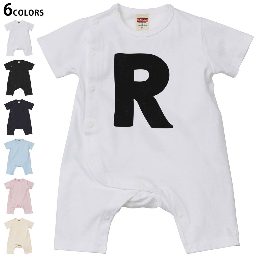 選べる6カラー カバーオール ロンパース 赤ちゃん 半袖 デザイン 70cm 80cm　rompers ベビー 新生児 ジュニア 80サイズ ギフト マタニティ 妊婦 出産 プレママ ティーシャツ T shirt▼画像をクリックで拡大▼ ホ...