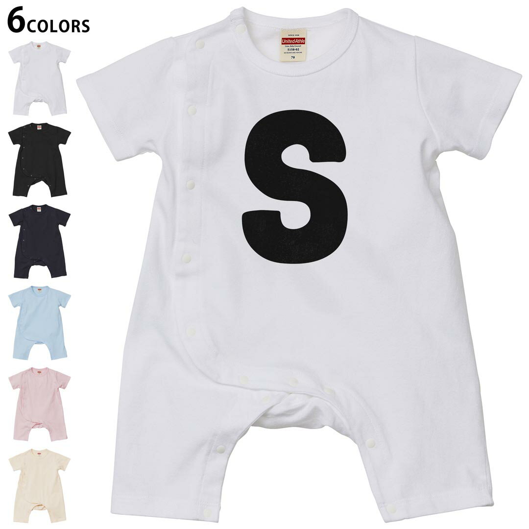 選べる6カラー カバーオール ロンパース 赤ちゃん 半袖 デザイン 70cm 80cm　rompers ベビー 新生児 ジュニア 80サイズ ギフト マタニティ 妊婦 出産 プレママ ティーシャツ T shirt▼画像をクリックで拡大▼ ホ...