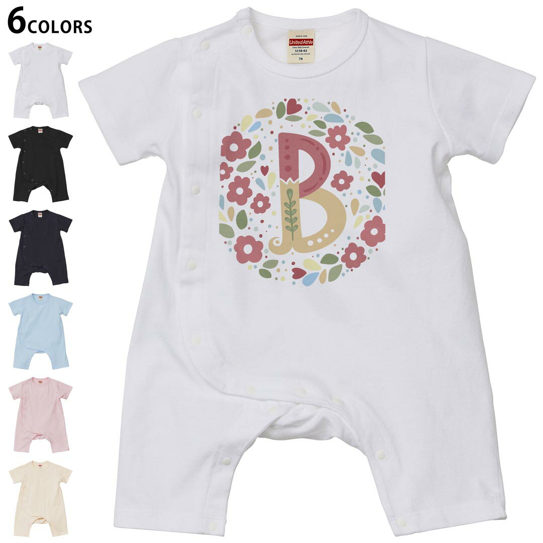 選べる6カラー カバーオール ロンパース 赤ちゃん 半袖 デザイン 70cm 80cm　rompers ベビー 新生児 ジュニア 80サイズ ギフト マタニティ 妊婦 出産 プレママ ティーシャツ T shirt▼画像をクリックで拡大▼ ホ...