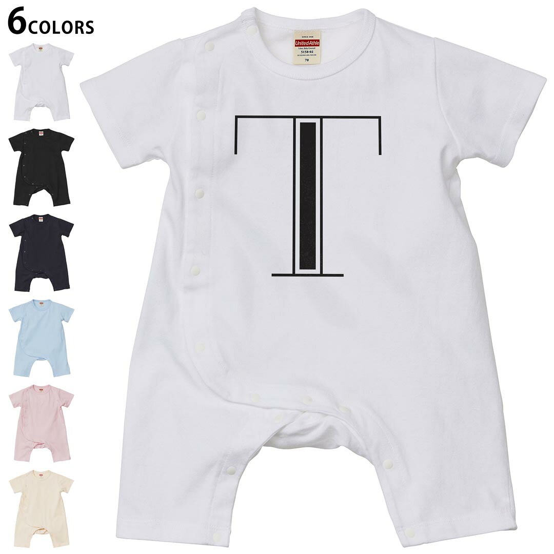 選べる6カラー カバーオール ロンパース 赤ちゃん 半袖 デザイン 70cm 80cm　rompers ベビー 新生児 ジュニア 80サイズ ギフト マタニティ 妊婦 出産 プレママ ティーシャツ T shirt▼画像をクリックで拡大▼ ホ...