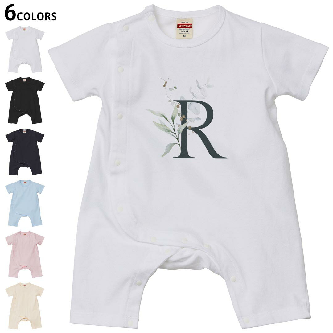 選べる6カラー カバーオール ロンパース 赤ちゃん 半袖 デザイン 70cm 80cm　rompers ベビー 新生児 ジュニア 80サイズ ギフト マタニティ 妊婦 出産 プレママ ティーシャツ T shirt▼画像をクリックで拡大▼ ホ...