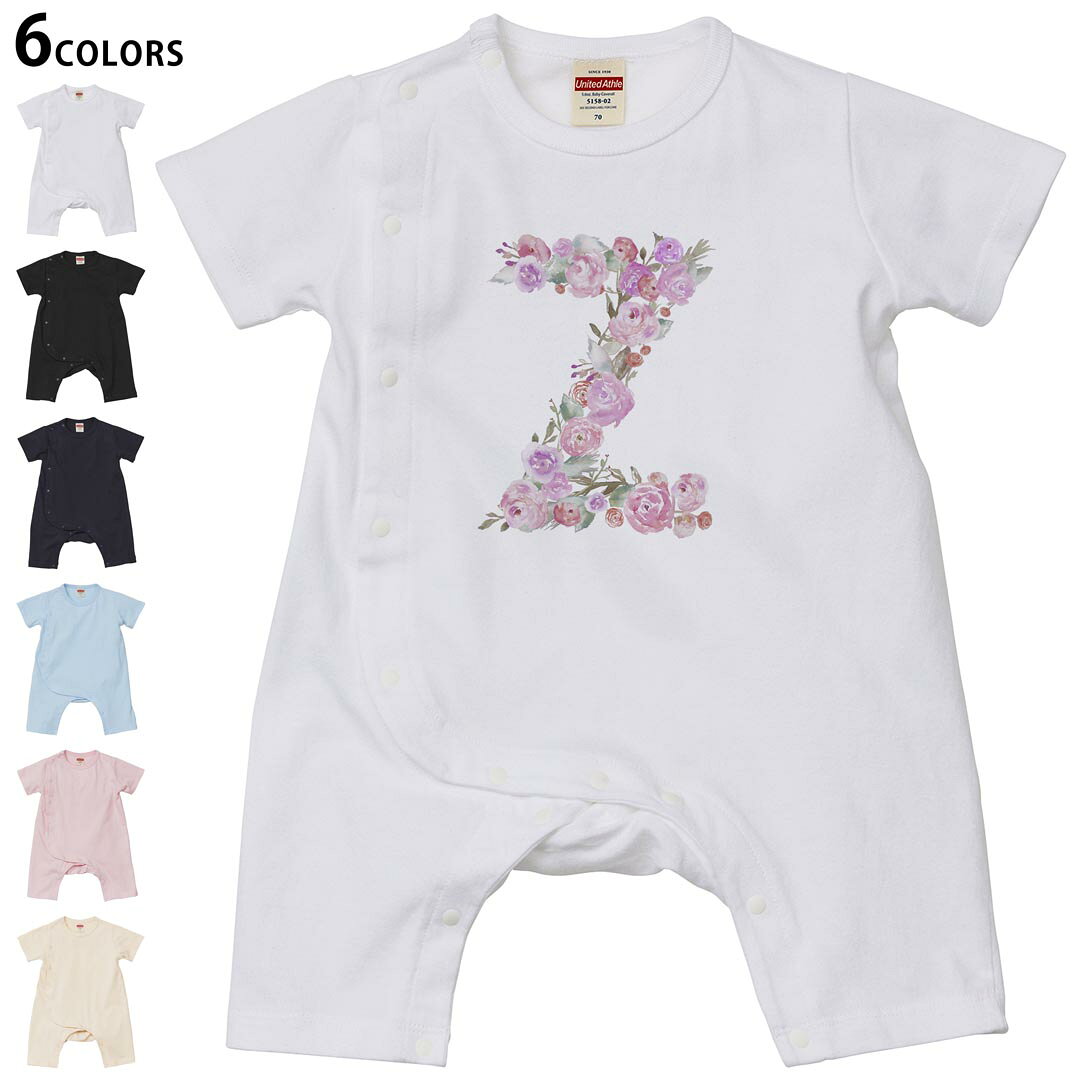選べる6カラー カバーオール ロンパース 赤ちゃん 半袖 デザイン 70cm 80cm　rompers ベビー 新生児 ジュニア 80サイズ ギフト マタニティ 妊婦 出産 プレママ ティーシャツ T shirt▼画像をクリックで拡大▼ ホ...