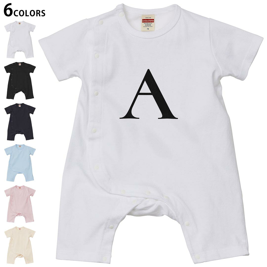 選べる6カラー カバーオール ロンパース 赤ちゃん 半袖 デザイン 70cm 80cm　rompers ベビー 新生児 ジュニア 80サイズ ギフト マタニティ 妊婦 出産 プレママ ティーシャツ T shirt▼画像をクリックで拡大▼ ホ...