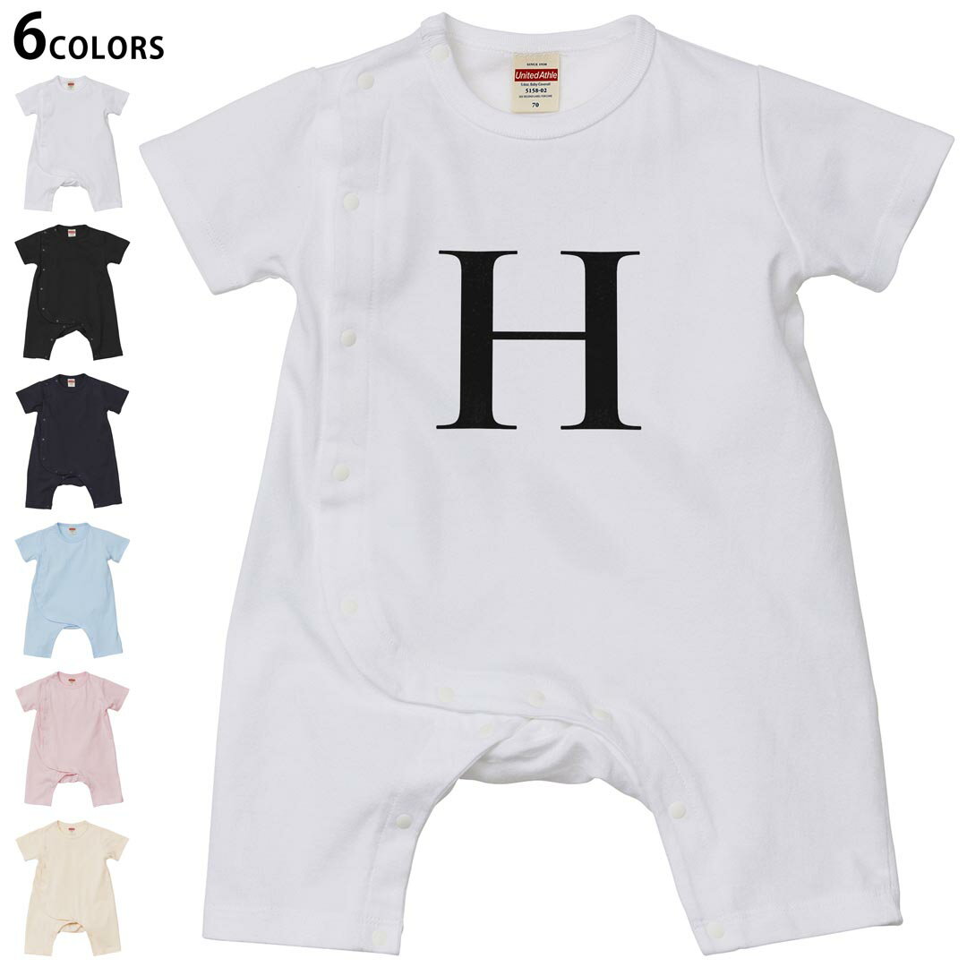 選べる6カラー カバーオール ロンパース 赤ちゃん 半袖 デザイン 70cm 80cm　rompers ベビー 新生児 ジュニア 80サイズ ギフト マタニティ 妊婦 出産 プレママ ティーシャツ T shirt▼画像をクリックで拡大▼ ホ...