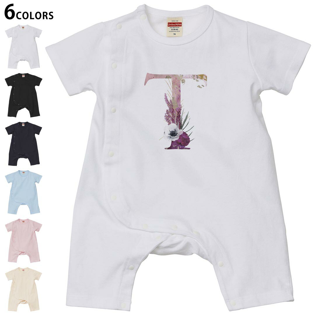 選べる6カラー カバーオール ロンパース 赤ちゃん 半袖 デザイン 70cm 80cm　rompers ベビー 新生児 ジュニア 80サイズ ギフト マタニティ 妊婦 出産 プレママ ティーシャツ T shirt▼画像をクリックで拡大▼ ホ...