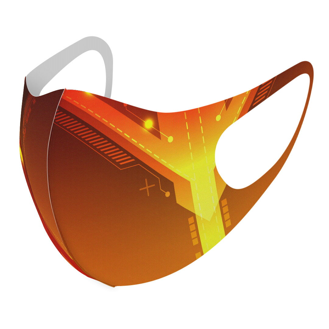 商品特徴・洗って繰り返し使える デザインマスク 2枚セット・素材：ポリエステル　サラサラとした肌触りで通気性がよく、呼吸も苦しくなりにくい・3D立体構造で伸縮性もあるので、顔にしっかりフィットして耳が痛くなりにくい・専用の高精細転写プリンタ...