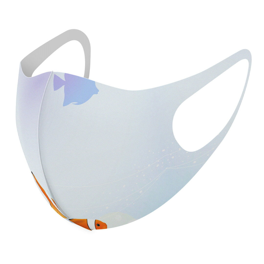 商品特徴・洗って繰り返し使える デザインマスク 2枚セット・素材：ポリエステル　サラサラとした肌触りで通気性がよく、呼吸も苦しくなりにくい・3D立体構造で伸縮性もあるので、顔にしっかりフィットして耳が痛くなりにくい・専用の高精細転写プリンタ...