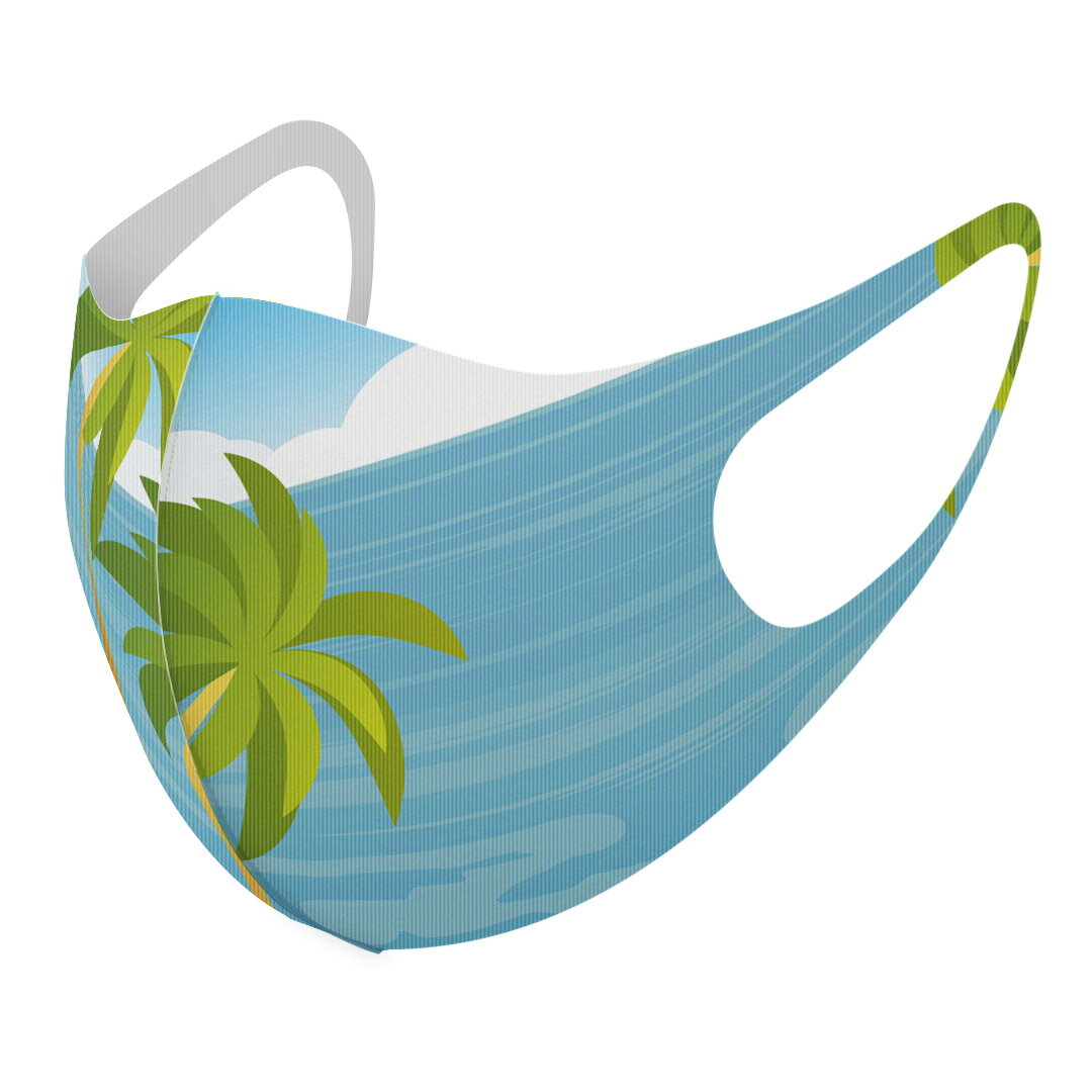 商品特徴・洗って繰り返し使える デザインマスク 2枚セット・素材：ポリエステル　サラサラとした肌触りで通気性がよく、呼吸も苦しくなりにくい・3D立体構造で伸縮性もあるので、顔にしっかりフィットして耳が痛くなりにくい・専用の高精細転写プリンタ...