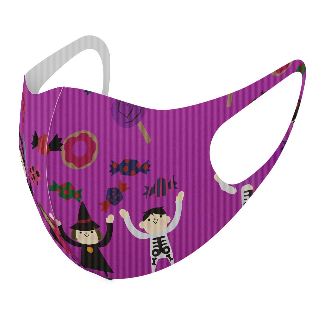 商品特徴・洗って繰り返し使える デザインマスク 2枚セット・素材：ポリエステル　サラサラとした肌触りで通気性がよく、呼吸も苦しくなりにくい・3D立体構造で伸縮性もあるので、顔にしっかりフィットして耳が痛くなりにくい・専用の高精細転写プリンタ...