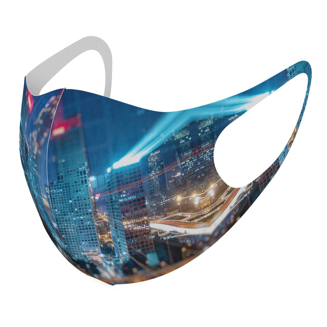商品特徴・洗って繰り返し使える デザインマスク 2枚セット・素材：ポリエステル　サラサラとした肌触りで通気性がよく、呼吸も苦しくなりにくい・3D立体構造で伸縮性もあるので、顔にしっかりフィットして耳が痛くなりにくい・専用の高精細転写プリンタ...