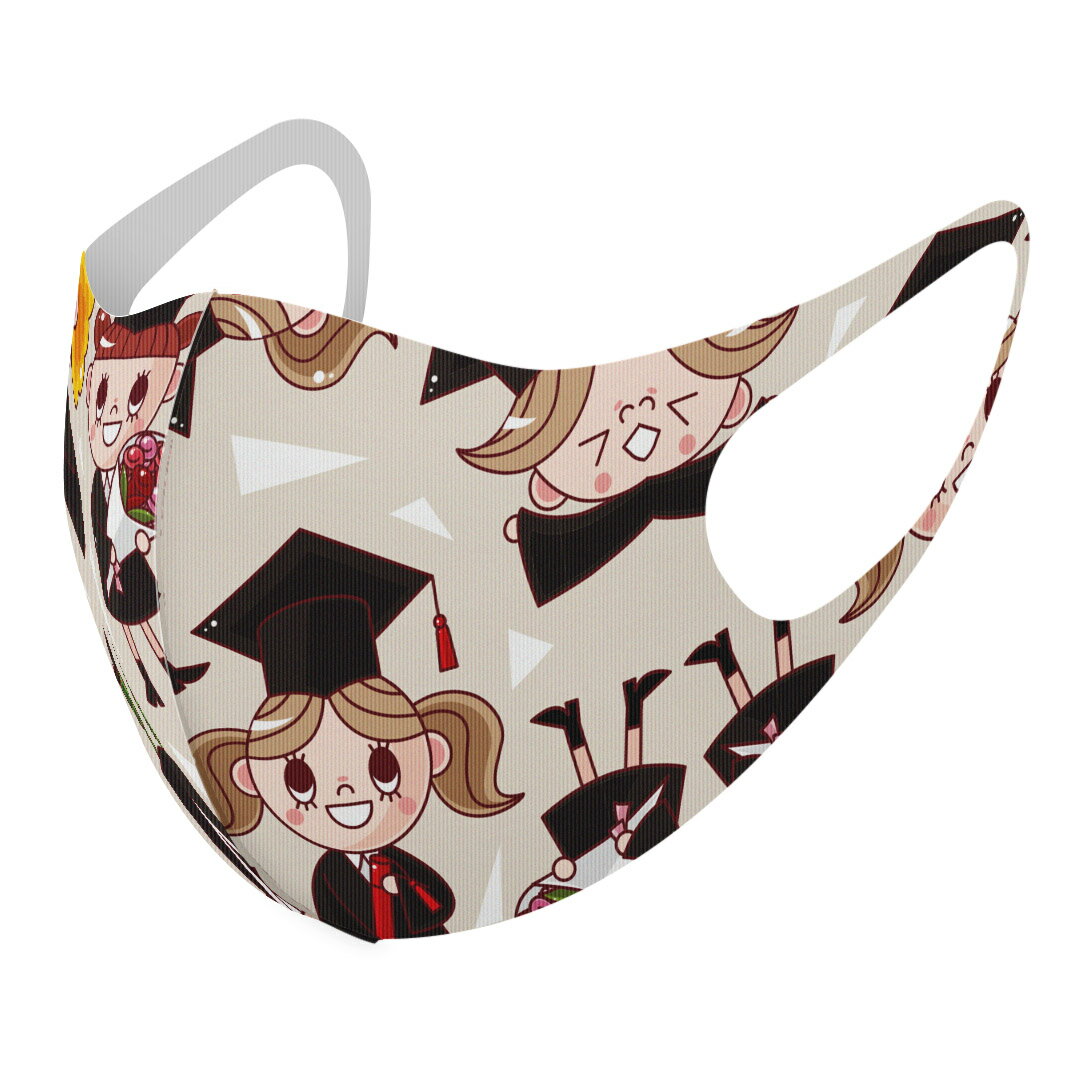 商品特徴・洗って繰り返し使える デザインマスク 2枚セット・素材：ポリエステル　サラサラとした肌触りで通気性がよく、呼吸も苦しくなりにくい・3D立体構造で伸縮性もあるので、顔にしっかりフィットして耳が痛くなりにくい・専用の高精細転写プリンタ...