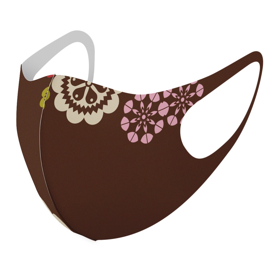 商品特徴・洗って繰り返し使える デザインマスク 2枚セット・素材：ポリエステル　サラサラとした肌触りで通気性がよく、呼吸も苦しくなりにくい・3D立体構造で伸縮性もあるので、顔にしっかりフィットして耳が痛くなりにくい・専用の高精細転写プリンタ...