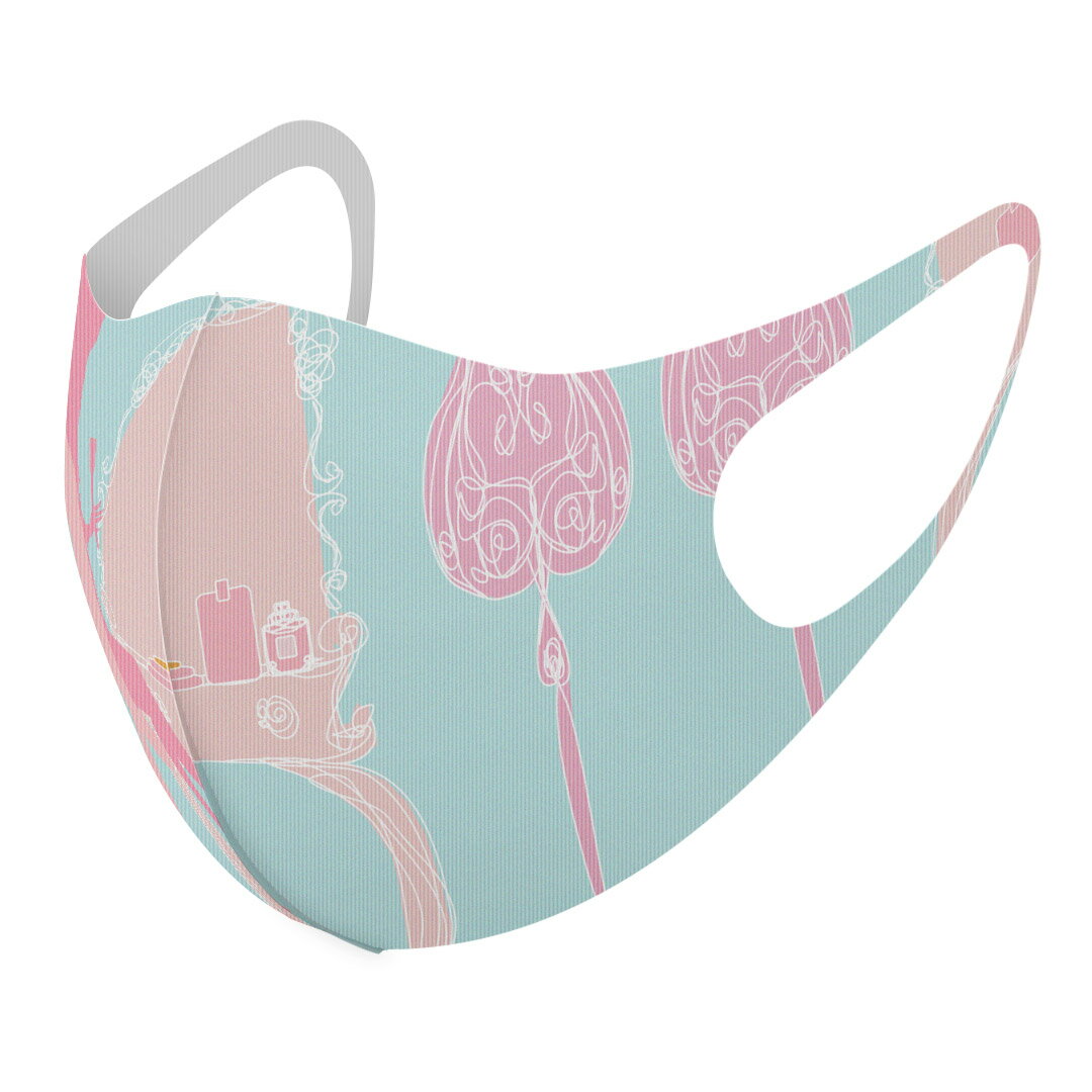 商品特徴・洗って繰り返し使える デザインマスク 2枚セット・素材：ポリエステル　サラサラとした肌触りで通気性がよく、呼吸も苦しくなりにくい・3D立体構造で伸縮性もあるので、顔にしっかりフィットして耳が痛くなりにくい・専用の高精細転写プリンタ...