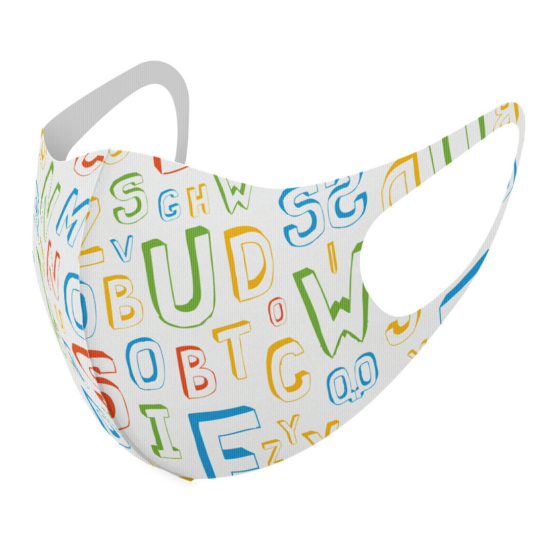 商品特徴・洗って繰り返し使える デザインマスク 2枚セット・素材：ポリエステル　サラサラとした肌触りで通気性がよく、呼吸も苦しくなりにくい・3D立体構造で伸縮性もあるので、顔にしっかりフィットして耳が痛くなりにくい・専用の高精細転写プリンタ...