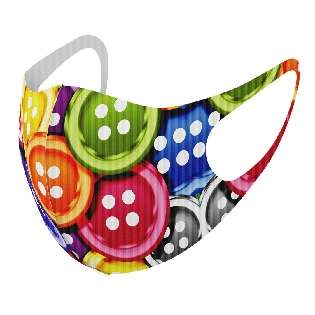 商品特徴・洗って繰り返し使える デザインマスク 2枚セット・素材：ポリエステル　サラサラとした肌触りで通気性がよく、呼吸も苦しくなりにくい・3D立体構造で伸縮性もあるので、顔にしっかりフィットして耳が痛くなりにくい・専用の高精細転写プリンタ...