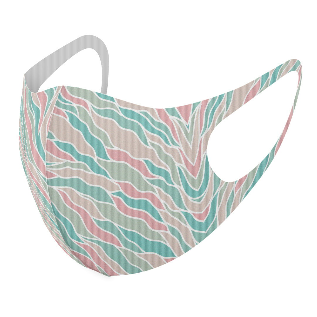 商品特徴・洗って繰り返し使える デザインマスク 2枚セット・素材：ポリエステル　サラサラとした肌触りで通気性がよく、呼吸も苦しくなりにくい・3D立体構造で伸縮性もあるので、顔にしっかりフィットして耳が痛くなりにくい・専用の高精細転写プリンタ...