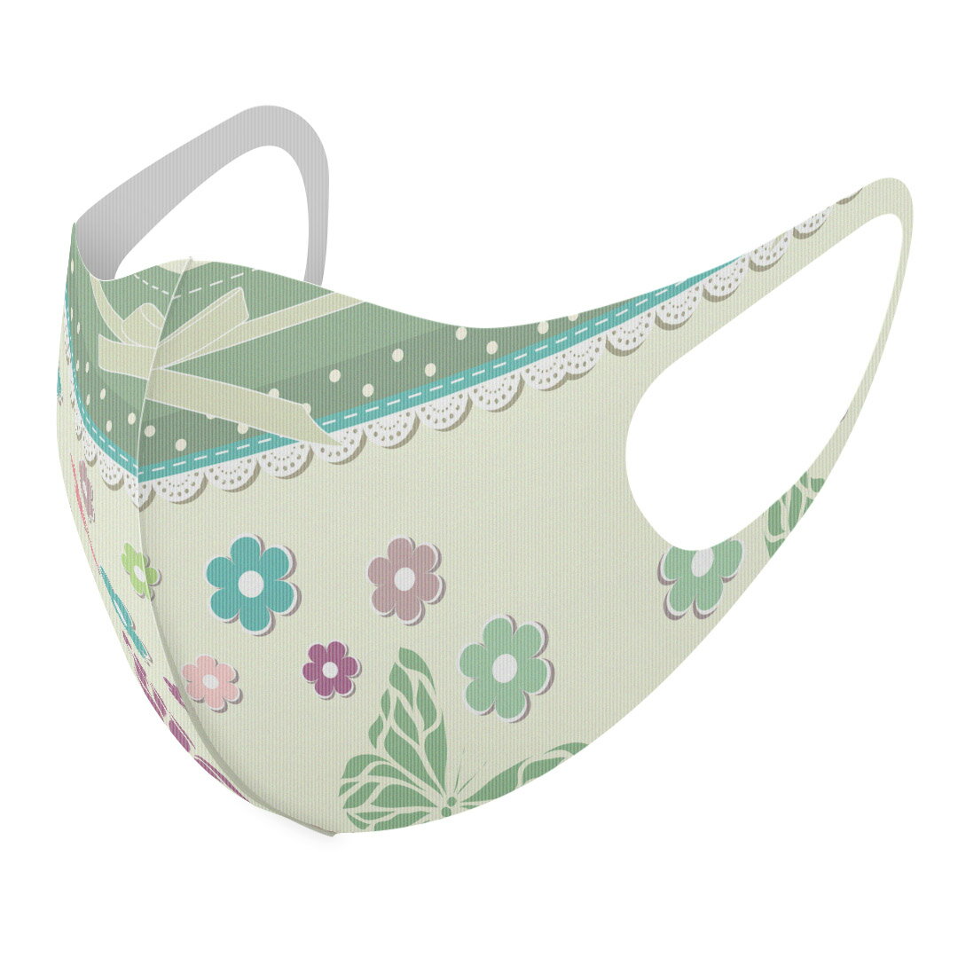 商品特徴・洗って繰り返し使える デザインマスク 2枚セット・素材：ポリエステル　サラサラとした肌触りで通気性がよく、呼吸も苦しくなりにくい・3D立体構造で伸縮性もあるので、顔にしっかりフィットして耳が痛くなりにくい・専用の高精細転写プリンタ...