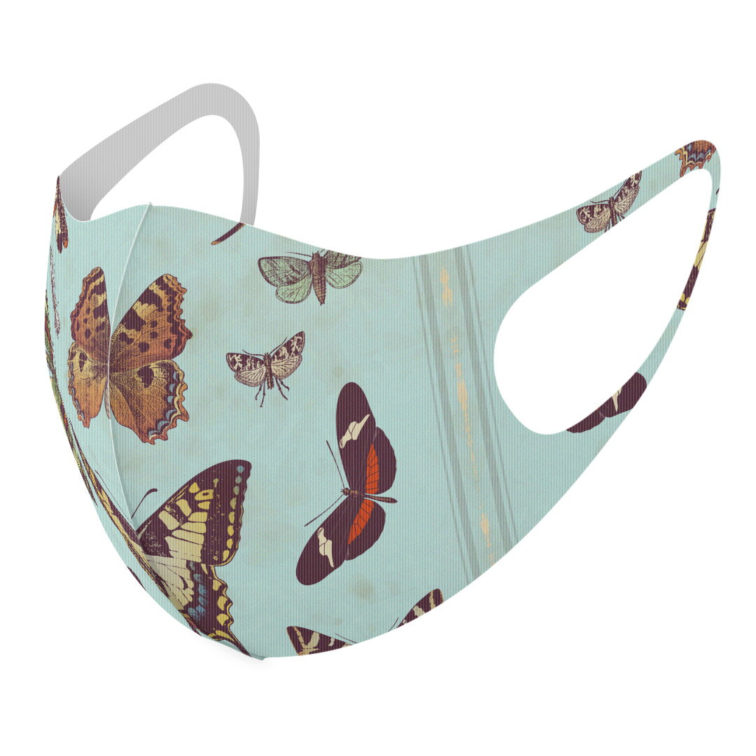 商品特徴・洗って繰り返し使える デザインマスク 2枚セット・素材：ポリエステル　サラサラとした肌触りで通気性がよく、呼吸も苦しくなりにくい・3D立体構造で伸縮性もあるので、顔にしっかりフィットして耳が痛くなりにくい・専用の高精細転写プリンタ...