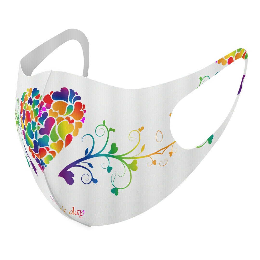 商品特徴・洗って繰り返し使える デザインマスク 2枚セット・素材：ポリエステル　サラサラとした肌触りで通気性がよく、呼吸も苦しくなりにくい・3D立体構造で伸縮性もあるので、顔にしっかりフィットして耳が痛くなりにくい・専用の高精細転写プリンタ...