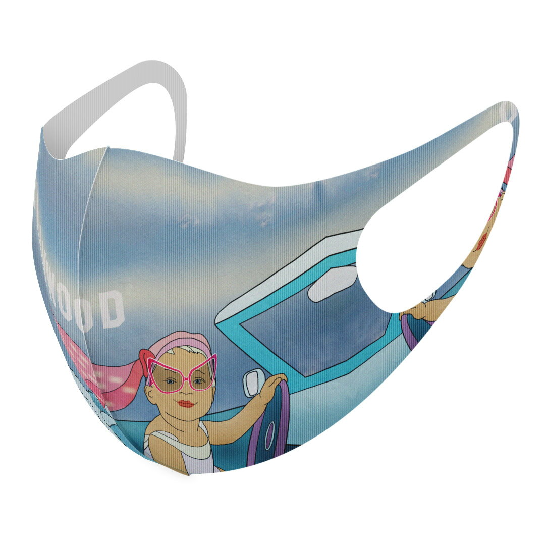 商品特徴・洗って繰り返し使える デザインマスク 2枚セット・素材：ポリエステル　サラサラとした肌触りで通気性がよく、呼吸も苦しくなりにくい・3D立体構造で伸縮性もあるので、顔にしっかりフィットして耳が痛くなりにくい・専用の高精細転写プリンタ...