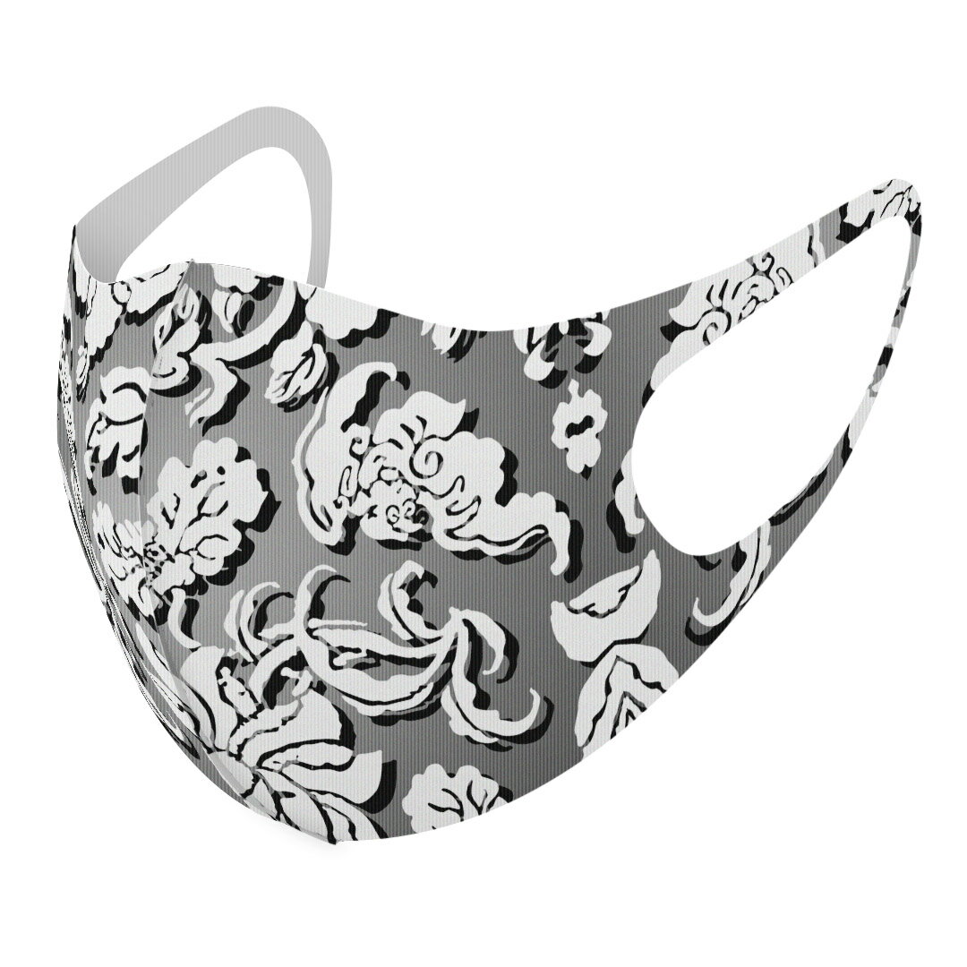 商品特徴・洗って繰り返し使える デザインマスク 2枚セット・素材：ポリエステル　サラサラとした肌触りで通気性がよく、呼吸も苦しくなりにくい・3D立体構造で伸縮性もあるので、顔にしっかりフィットして耳が痛くなりにくい・専用の高精細転写プリンタ...