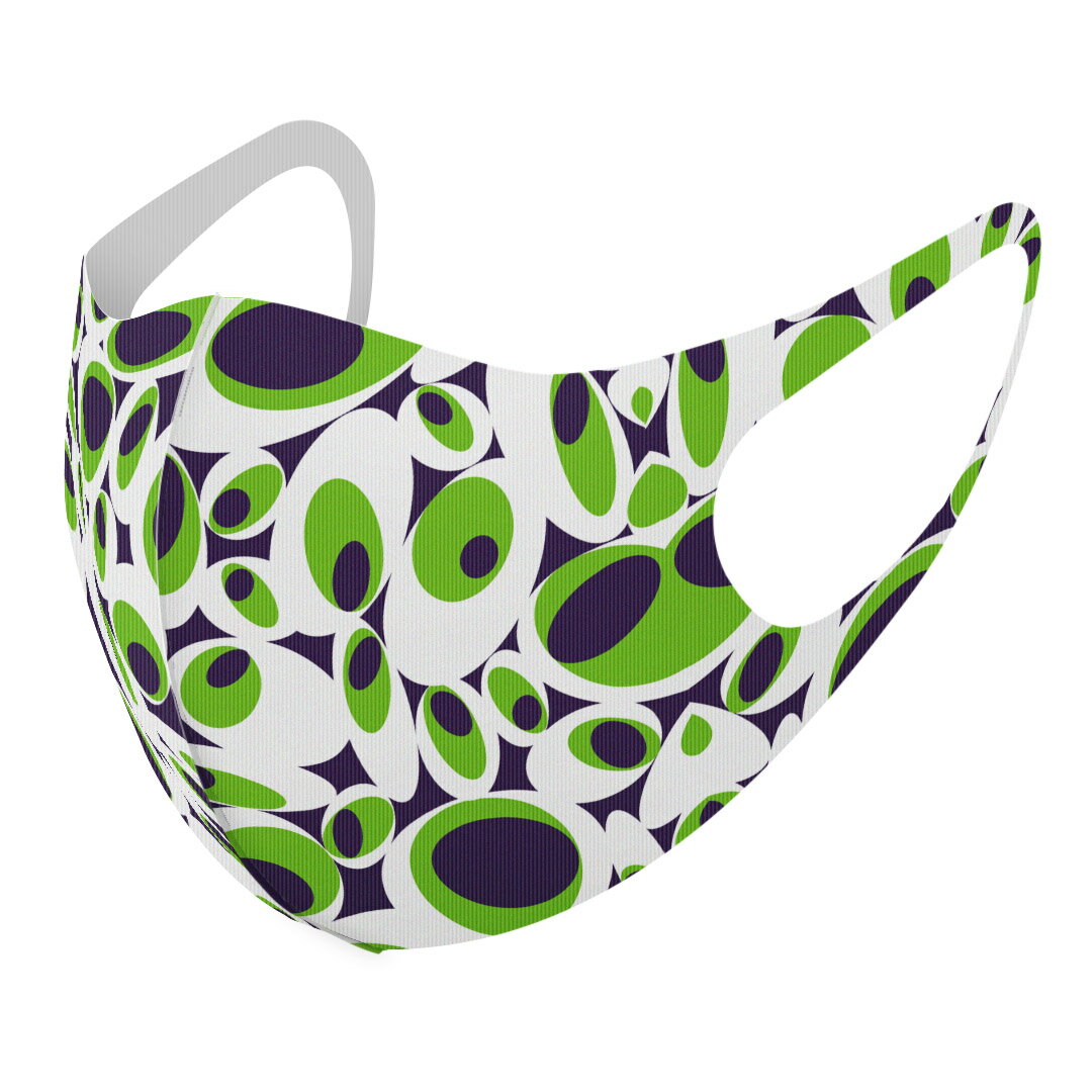 商品特徴・洗って繰り返し使える デザインマスク 2枚セット・素材：ポリエステル　サラサラとした肌触りで通気性がよく、呼吸も苦しくなりにくい・3D立体構造で伸縮性もあるので、顔にしっかりフィットして耳が痛くなりにくい・専用の高精細転写プリンタ...