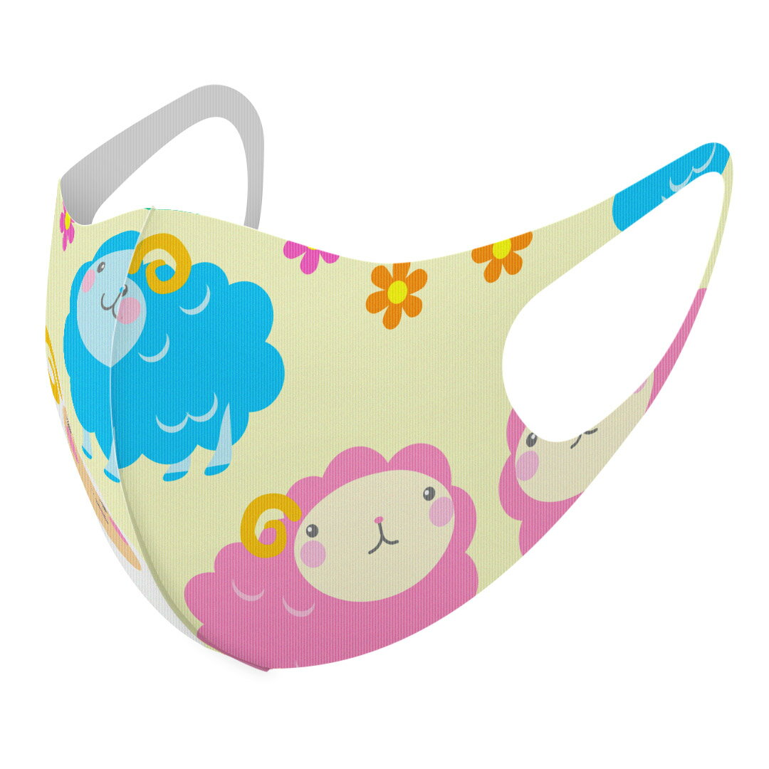 商品特徴・洗って繰り返し使える デザインマスク 2枚セット・素材：ポリエステル　サラサラとした肌触りで通気性がよく、呼吸も苦しくなりにくい・3D立体構造で伸縮性もあるので、顔にしっかりフィットして耳が痛くなりにくい・専用の高精細転写プリンタ...