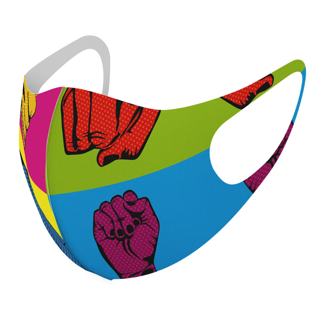 商品特徴・洗って繰り返し使える デザインマスク 2枚セット・素材：ポリエステル　サラサラとした肌触りで通気性がよく、呼吸も苦しくなりにくい・3D立体構造で伸縮性もあるので、顔にしっかりフィットして耳が痛くなりにくい・専用の高精細転写プリンタ...