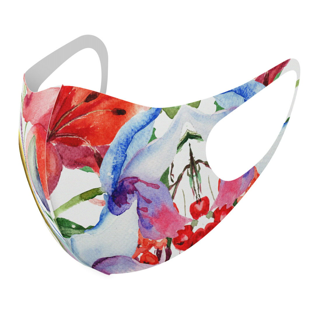 商品特徴・洗って繰り返し使える デザインマスク 2枚セット・素材：ポリエステル　サラサラとした肌触りで通気性がよく、呼吸も苦しくなりにくい・3D立体構造で伸縮性もあるので、顔にしっかりフィットして耳が痛くなりにくい・専用の高精細転写プリンタ...