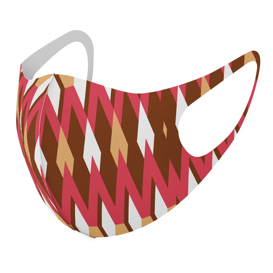 商品特徴・洗って繰り返し使える デザインマスク 2枚セット・素材：ポリエステル　サラサラとした肌触りで通気性がよく、呼吸も苦しくなりにくい・3D立体構造で伸縮性もあるので、顔にしっかりフィットして耳が痛くなりにくい・専用の高精細転写プリンタ...