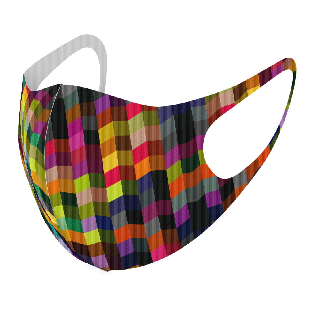 商品特徴・洗って繰り返し使える デザインマスク 2枚セット・素材：ポリエステル　サラサラとした肌触りで通気性がよく、呼吸も苦しくなりにくい・3D立体構造で伸縮性もあるので、顔にしっかりフィットして耳が痛くなりにくい・専用の高精細転写プリンタ...