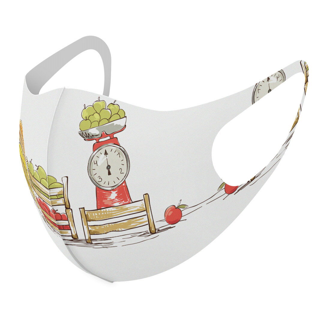 商品特徴・洗って繰り返し使える デザインマスク 2枚セット・素材：ポリエステル　サラサラとした肌触りで通気性がよく、呼吸も苦しくなりにくい・3D立体構造で伸縮性もあるので、顔にしっかりフィットして耳が痛くなりにくい・専用の高精細転写プリンタ...