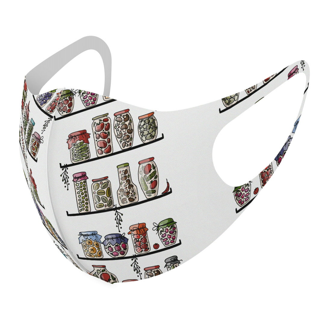 商品特徴・洗って繰り返し使える デザインマスク 2枚セット・素材：ポリエステル　サラサラとした肌触りで通気性がよく、呼吸も苦しくなりにくい・3D立体構造で伸縮性もあるので、顔にしっかりフィットして耳が痛くなりにくい・専用の高精細転写プリンタ...