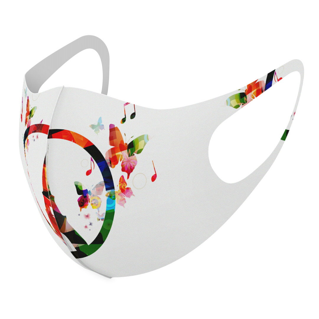 商品特徴・洗って繰り返し使える デザインマスク 2枚セット・素材：ポリエステル　サラサラとした肌触りで通気性がよく、呼吸も苦しくなりにくい・3D立体構造で伸縮性もあるので、顔にしっかりフィットして耳が痛くなりにくい・専用の高精細転写プリンタ...