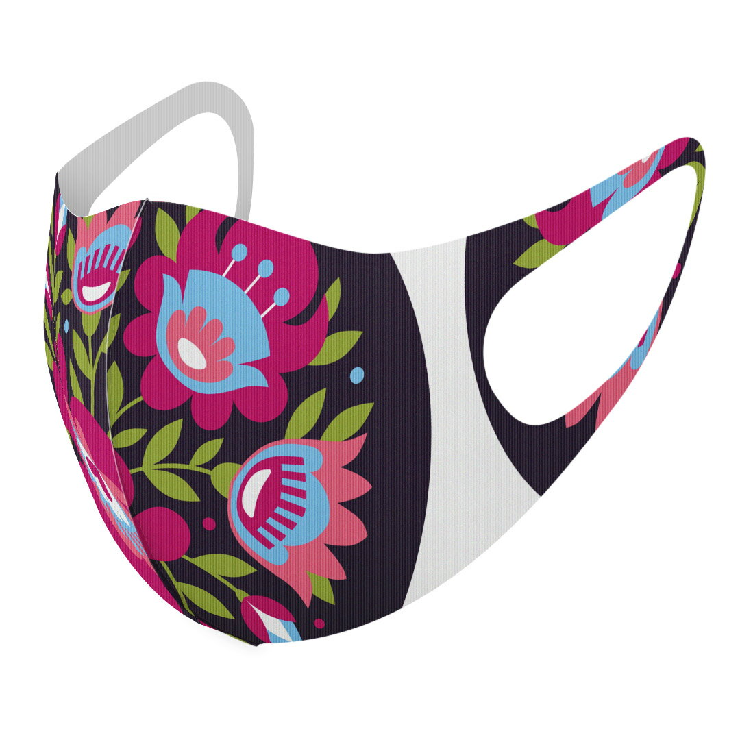 商品特徴・洗って繰り返し使える デザインマスク 2枚セット・素材：ポリエステル　サラサラとした肌触りで通気性がよく、呼吸も苦しくなりにくい・3D立体構造で伸縮性もあるので、顔にしっかりフィットして耳が痛くなりにくい・専用の高精細転写プリンタ...