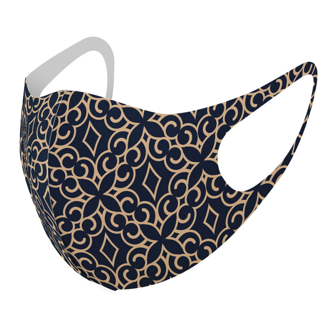 商品特徴・洗って繰り返し使える デザインマスク 2枚セット・素材：ポリエステル　サラサラとした肌触りで通気性がよく、呼吸も苦しくなりにくい・3D立体構造で伸縮性もあるので、顔にしっかりフィットして耳が痛くなりにくい・専用の高精細転写プリンタ...