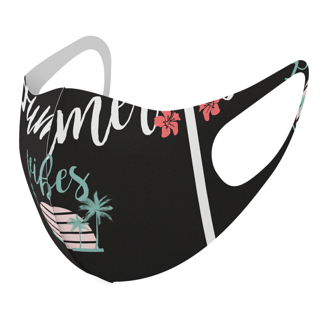 商品特徴・洗って繰り返し使える デザインマスク 2枚セット・素材：ポリエステル　サラサラとした肌触りで通気性がよく、呼吸も苦しくなりにくい・3D立体構造で伸縮性もあるので、顔にしっかりフィットして耳が痛くなりにくい・専用の高精細転写プリンタ...