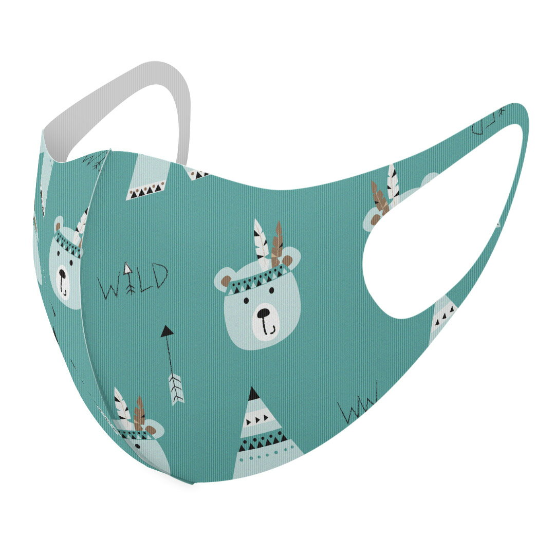 商品特徴・洗って繰り返し使える デザインマスク 2枚セット・素材：ポリエステル　サラサラとした肌触りで通気性がよく、呼吸も苦しくなりにくい・3D立体構造で伸縮性もあるので、顔にしっかりフィットして耳が痛くなりにくい・専用の高精細転写プリンタ...