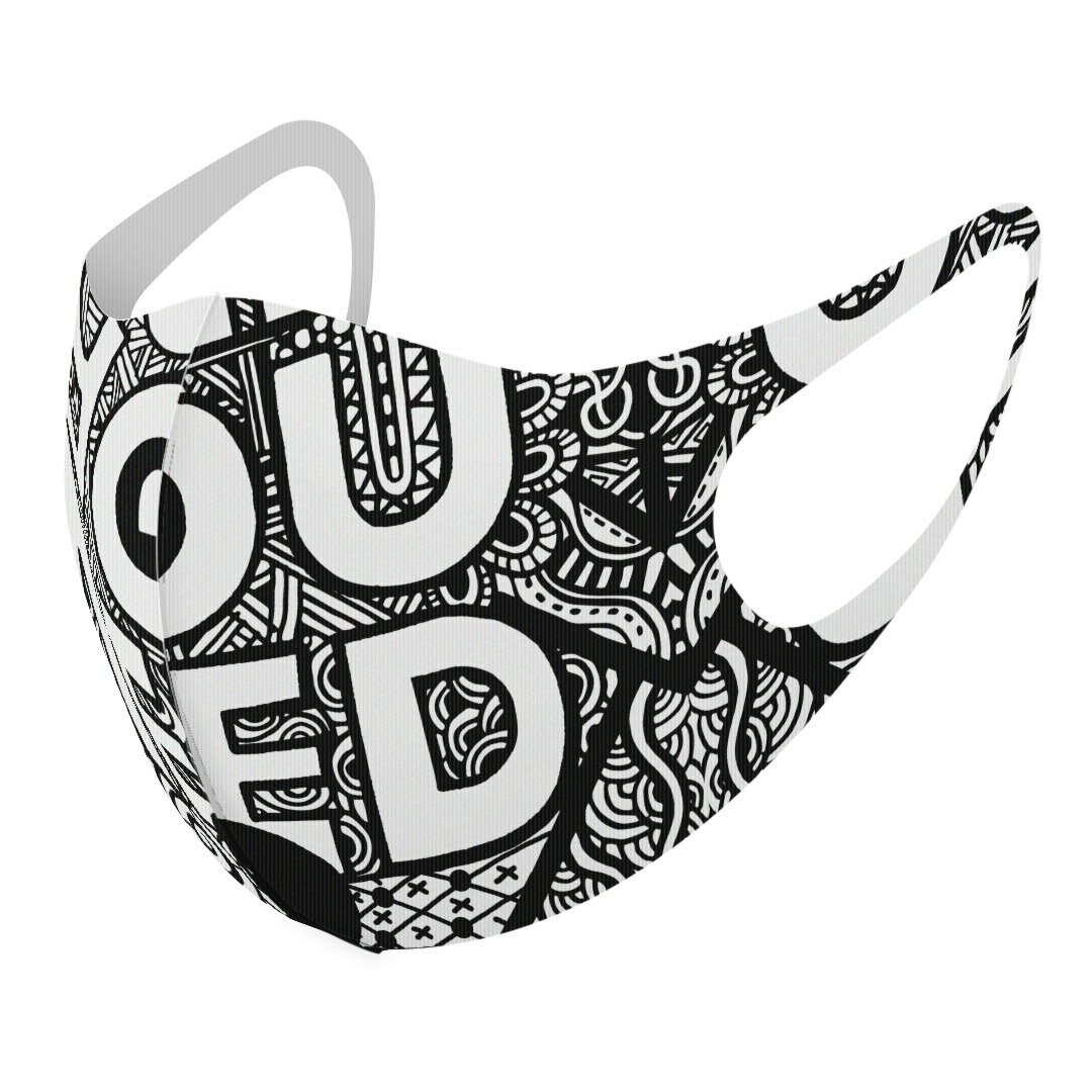 商品特徴・洗って繰り返し使える デザインマスク 2枚セット・素材：ポリエステル　サラサラとした肌触りで通気性がよく、呼吸も苦しくなりにくい・3D立体構造で伸縮性もあるので、顔にしっかりフィットして耳が痛くなりにくい・専用の高精細転写プリンタ...