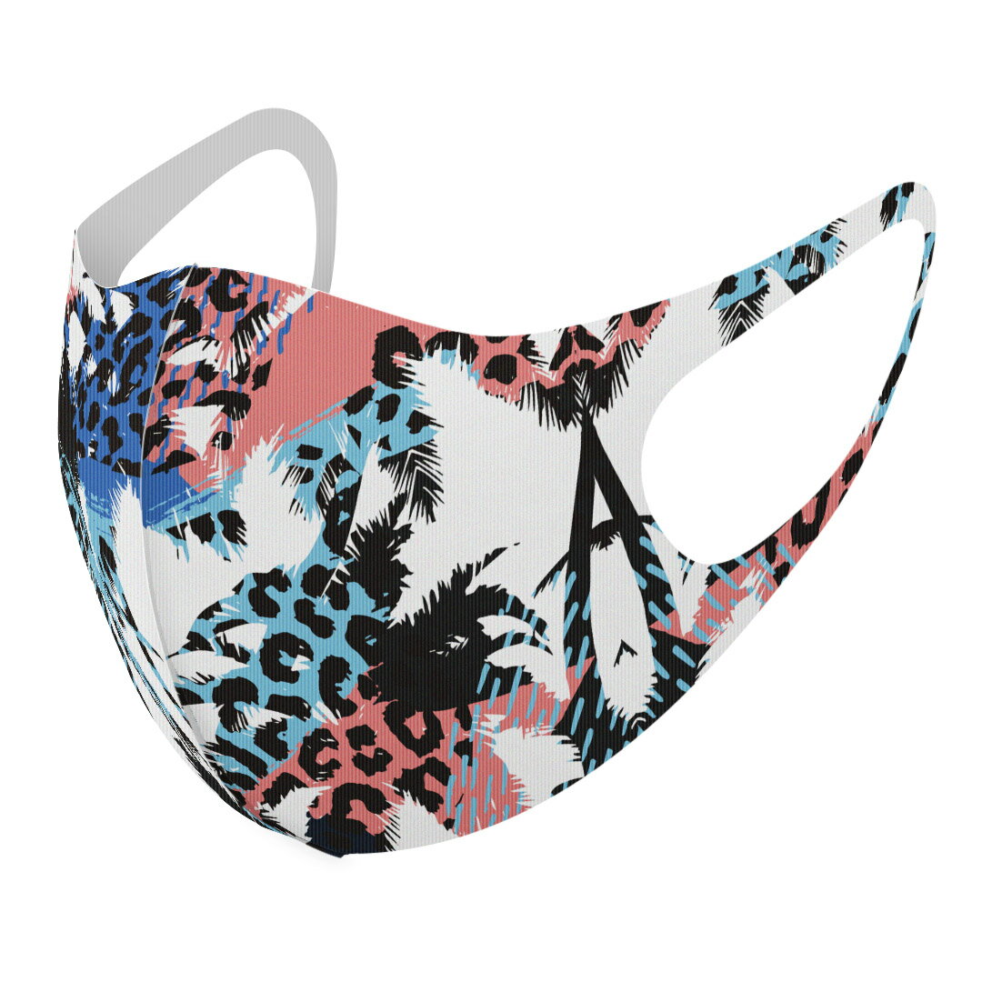 商品特徴・洗って繰り返し使える デザインマスク 2枚セット・素材：ポリエステル　サラサラとした肌触りで通気性がよく、呼吸も苦しくなりにくい・3D立体構造で伸縮性もあるので、顔にしっかりフィットして耳が痛くなりにくい・専用の高精細転写プリンタ...