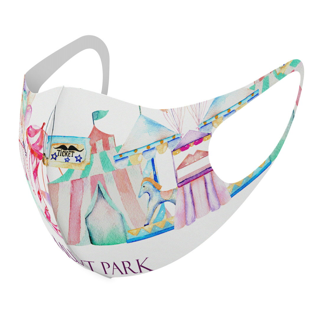 商品特徴・洗って繰り返し使える デザインマスク 2枚セット・素材：ポリエステル　サラサラとした肌触りで通気性がよく、呼吸も苦しくなりにくい・3D立体構造で伸縮性もあるので、顔にしっかりフィットして耳が痛くなりにくい・専用の高精細転写プリンタ...