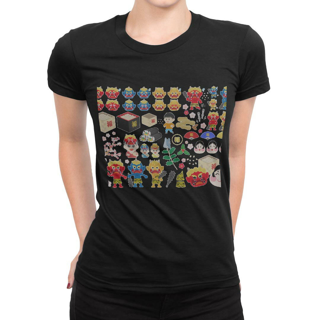 tシャツ レディース 半袖 黒 ブラック デザイン S M L XL Tシャツ ティーシャツ T shirt▼女性用半袖Tシャツ　ブラック全デザインはこちらから▼▼女性用半袖Tシャツ　ホワイト・グレー全デザインはこちらから▼商品特徴・160...