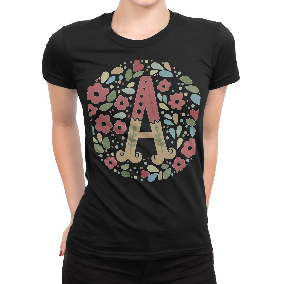 tシャツ レディース 半袖 黒 ブラック デザイン S M L XL Tシャツ ティーシャツ T shirt▼女性用半袖Tシャツ　ブラック全デザインはこちらから▼▼女性用半袖Tシャツ　ホワイト・グレー全デザインはこちらから▼商品特徴・160...