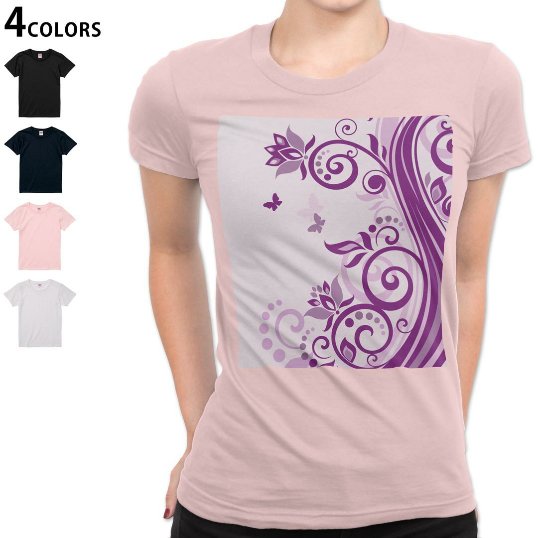 選べる4カラー tシャツ レディース 半袖 デザイン S M L Tシャツ ティーシャツ T shirt ベビーピンク ネイビ ブラック ホワイト▼画像をクリックで拡大▼ ブラック ホワイト ネイビー ベビーピンク ※ブラック・ネイビーは印...