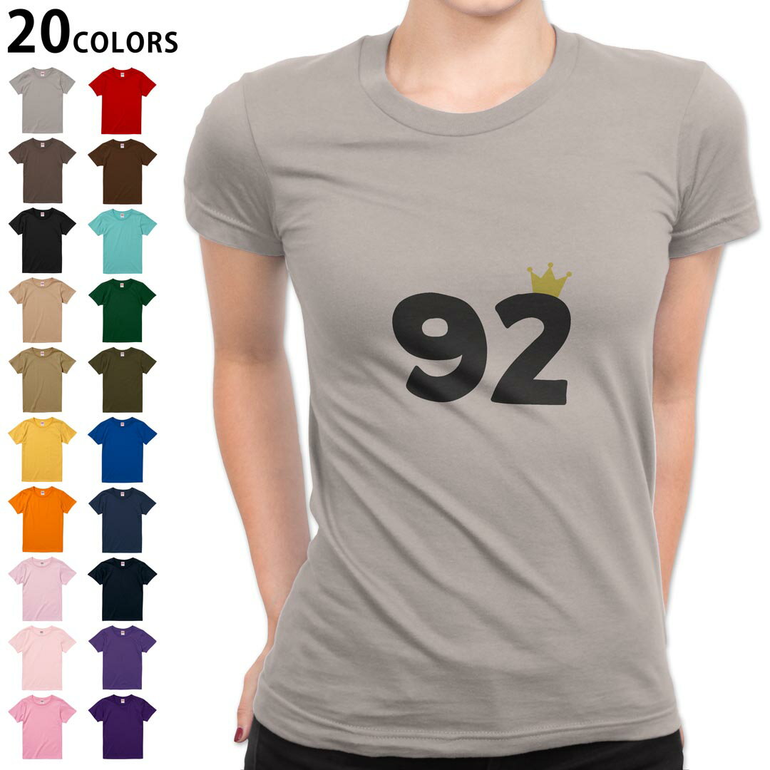 選べる20カラー tシャツ レディース 半袖 デザイン S M L Tシャツ ティーシャツ T shirtライトグレー チャコール ライトベージュ サンドカーキ バナナ オレンジ ライトピン ベビーピンク ピンク レッド ダークブラウン ア...