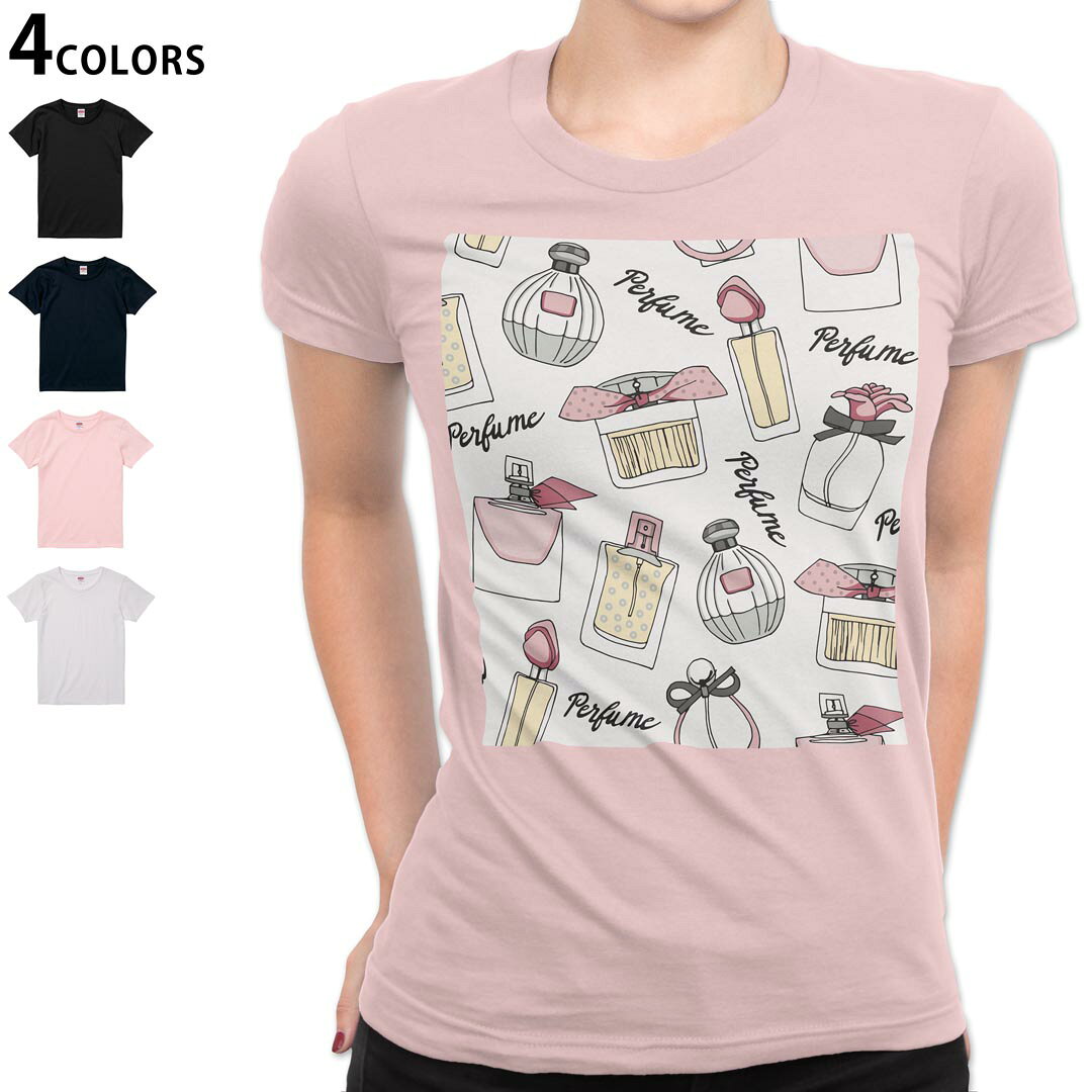 選べる4カラー tシャツ レディース 半袖 デザイン S M L Tシャツ ティーシャツ T shirt ベビーピンク ネイビ ブラック ホワイト▼画像をクリックで拡大▼ ブラック ホワイト ネイビー ベビーピンク ※ブラック・ネイビーは印...