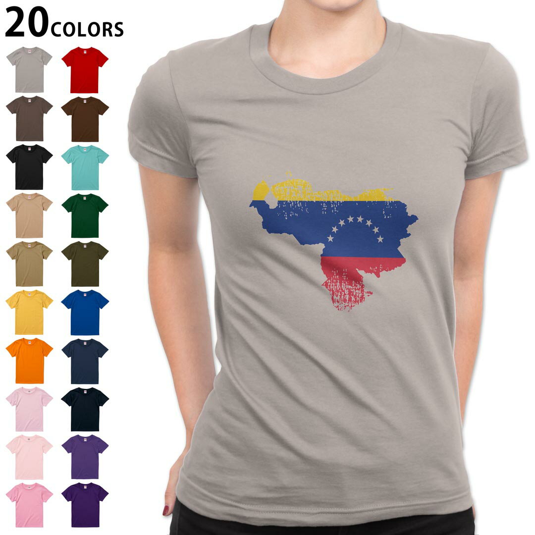 選べる20カラー tシャツ レディース 半袖 デザイン S M L Tシャツ ティーシャツ T shirtライトグレー チャコール ライトベージュ サンドカーキ バナナ オレンジ ライトピン ベビーピンク ピンク レッド ダークブラウン ア...