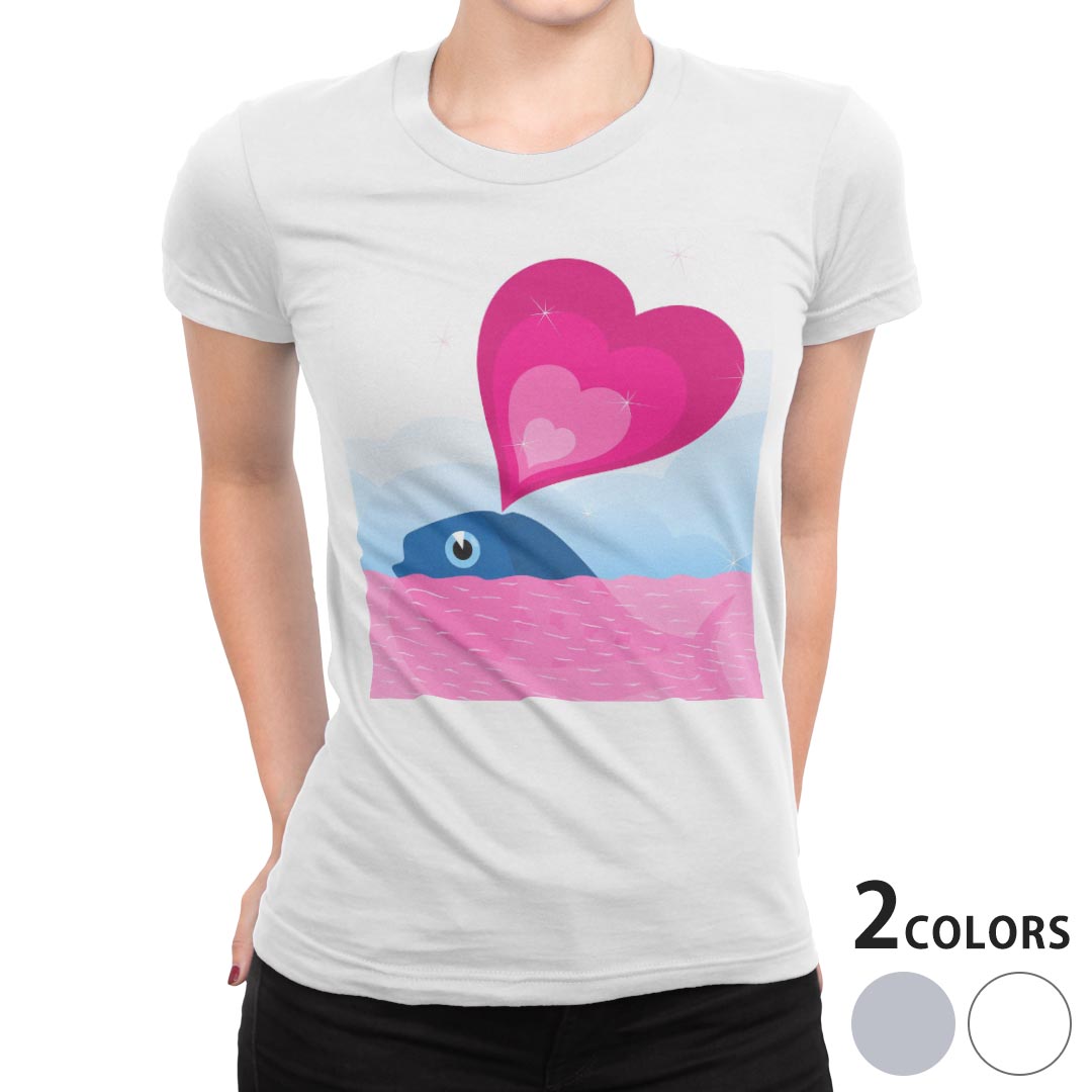 tシャツ レディース 半袖 ホワイト グレー 白　灰色 デザイン S M L XL Tシャツ ティーシャツ T shirt上記で使用したデザインTシャツはこちら▼女性用半袖Tシャツ　ホワイト・グレー全デザインはこちらから▼ ▼女性用半袖Tシ...