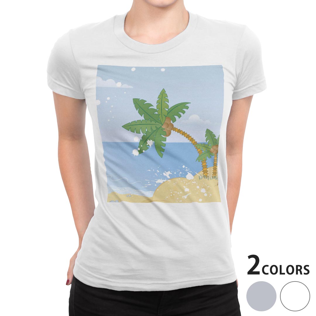 tシャツ レディース 半袖 ホワイト グレー 白　灰色 デザイン S M L XL Tシャツ ティーシャツ T shirt上記で使用したデザインTシャツはこちら▼女性用半袖Tシャツ　ホワイト・グレー全デザインはこちらから▼ ▼女性用半袖Tシ...