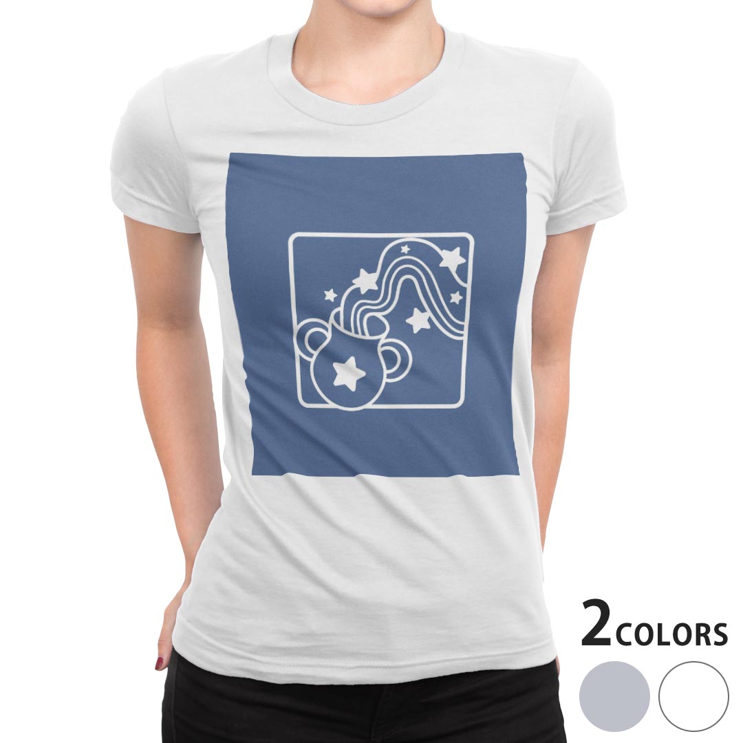 tシャツ レディース 半袖 ホワイト グレー 白　灰色 デザイン S M L XL Tシャツ ティーシャツ T shirt上記で使用したデザインTシャツはこちら▼女性用半袖Tシャツ　ホワイト・グレー全デザインはこちらから▼ ▼女性用半袖Tシ...